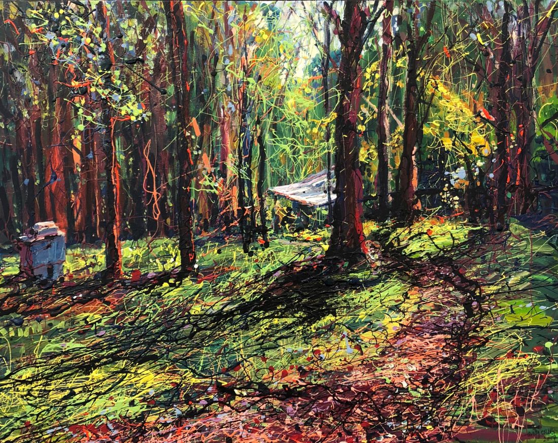 Pathway down to the old house – KAB Gallery
