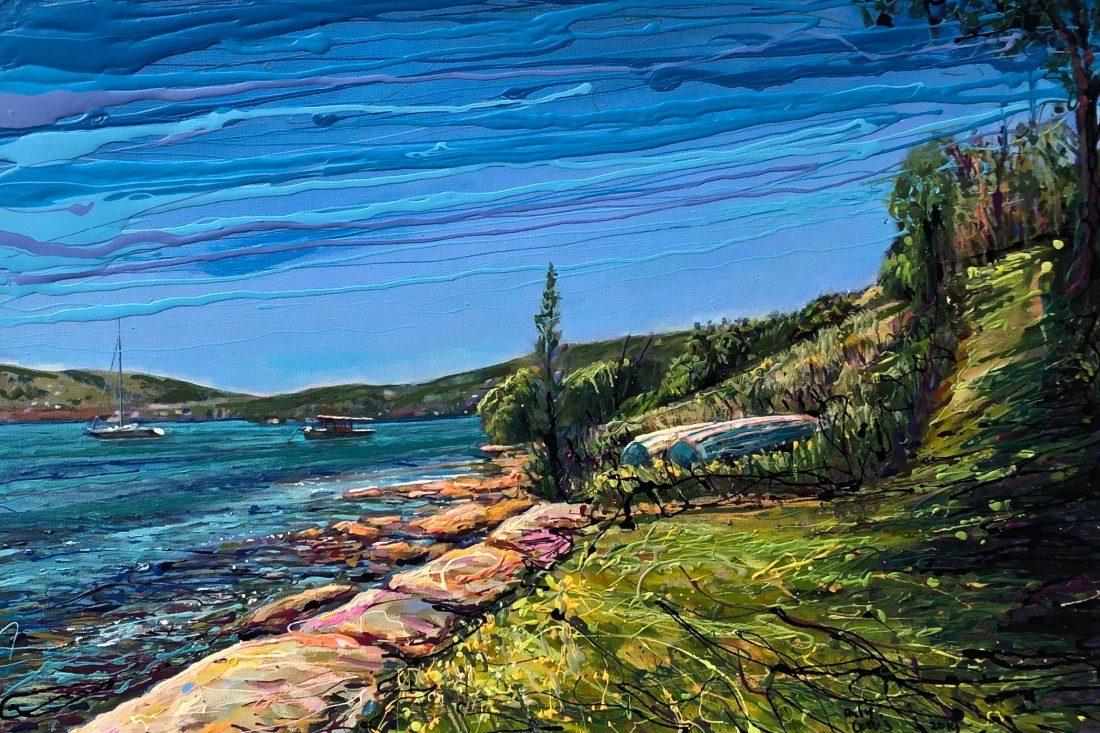 Dinghies at Saratoga – Plein Air – KAB Gallery