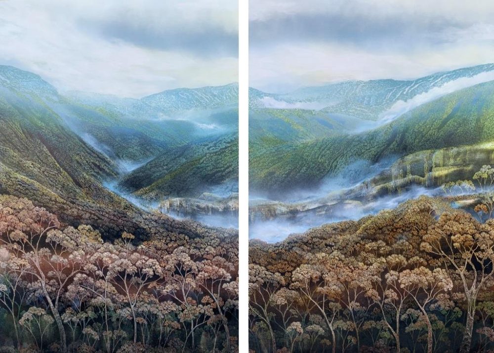 Valley of Trees – Diptych – KAB Gallery