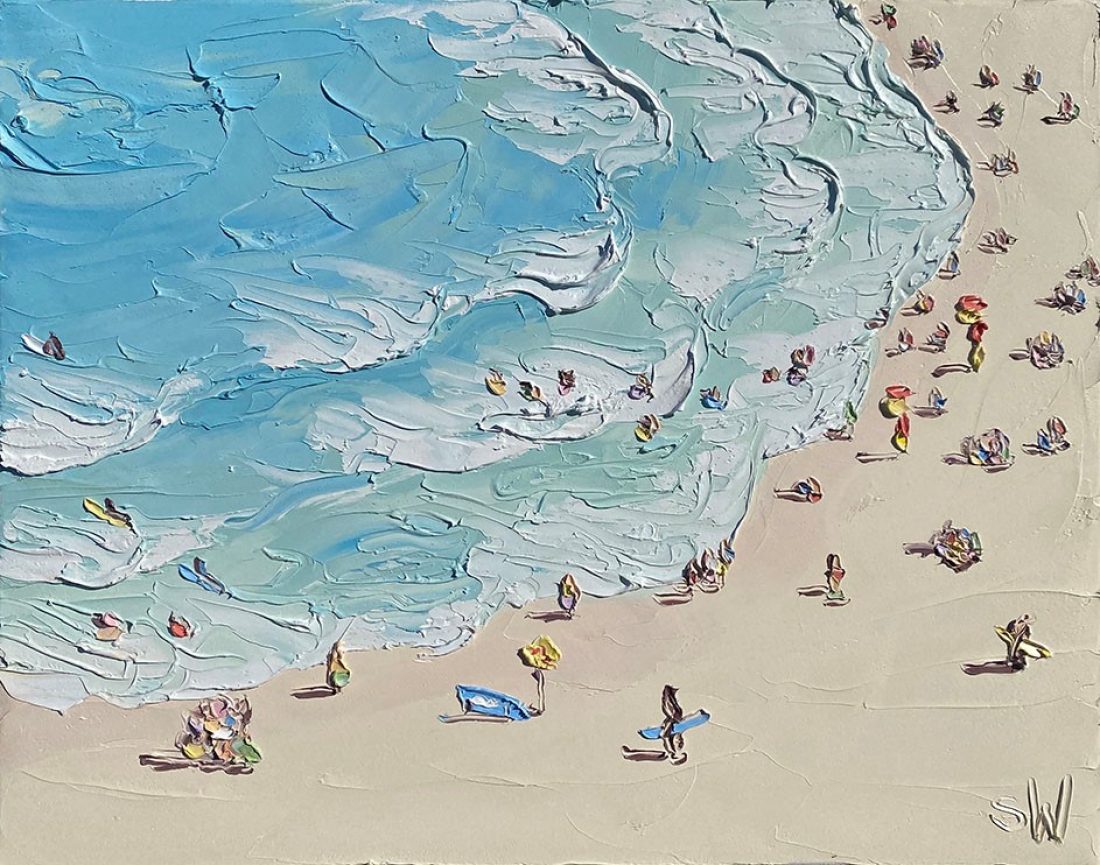 Bondi Clean 4-6 Ft S Light NW Winds (26.7.23) – Plein Air – KAB Gallery