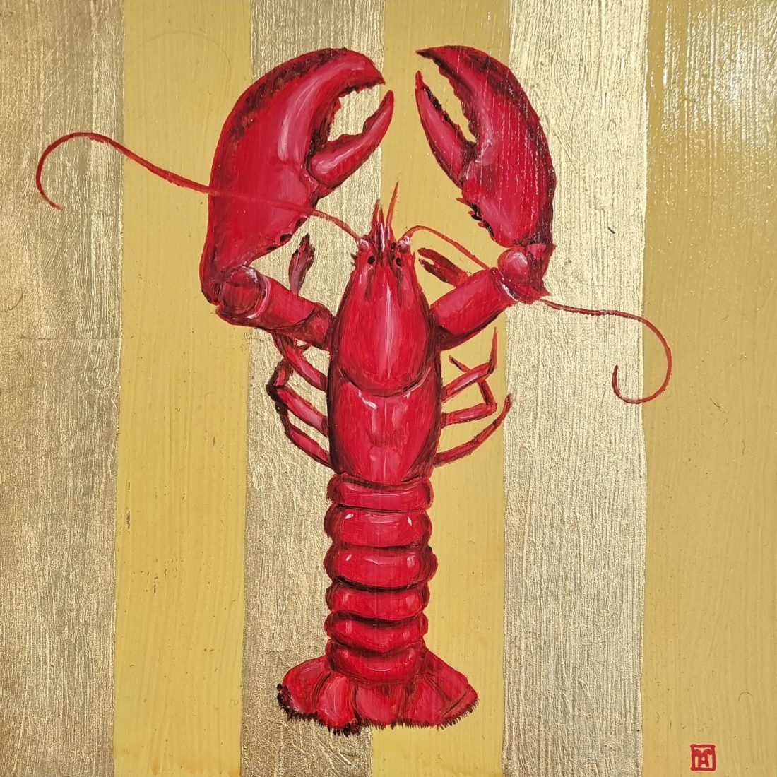 Lobster on Gold – KAB Gallery