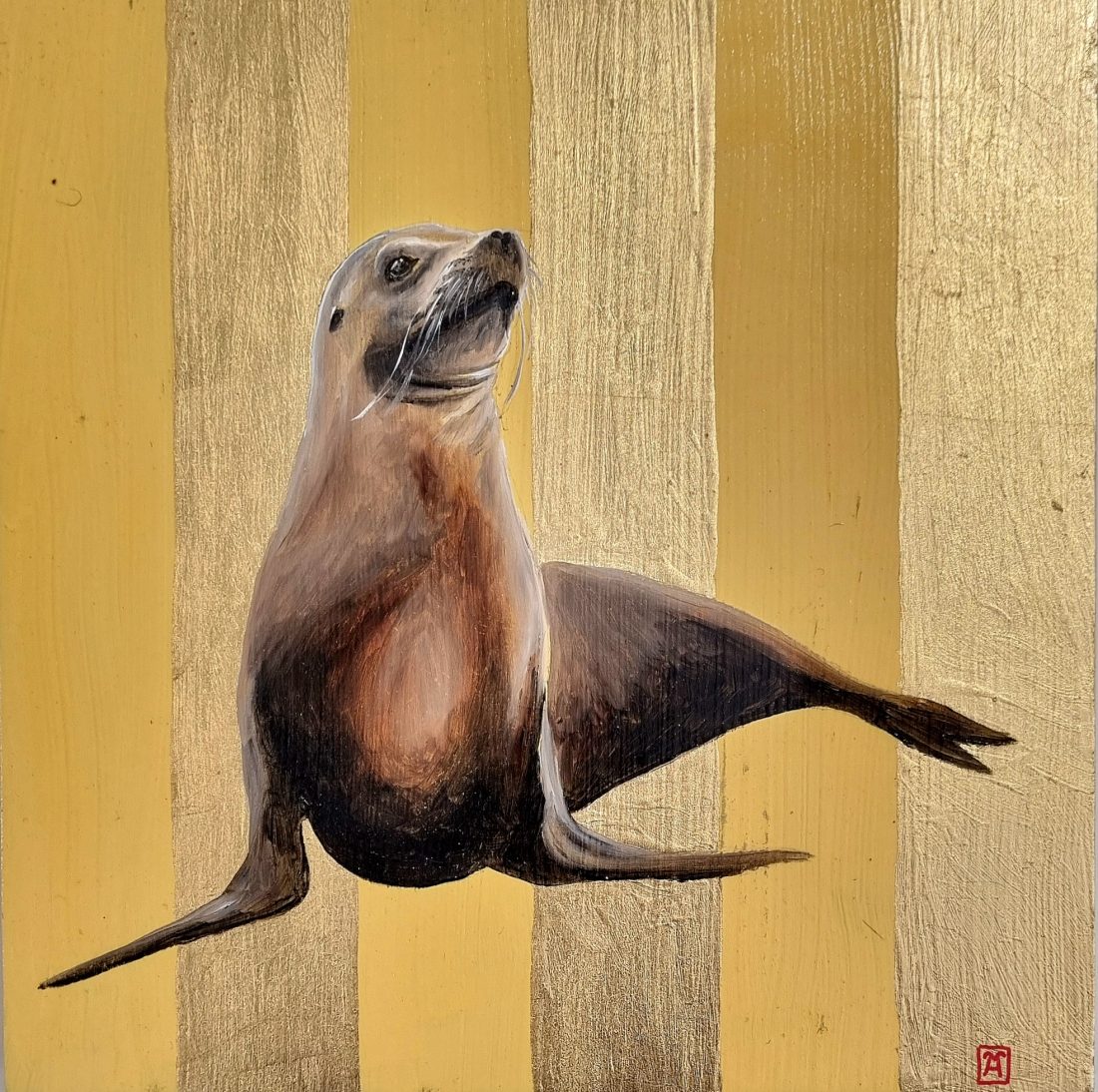 Seal on Gold – KAB Gallery